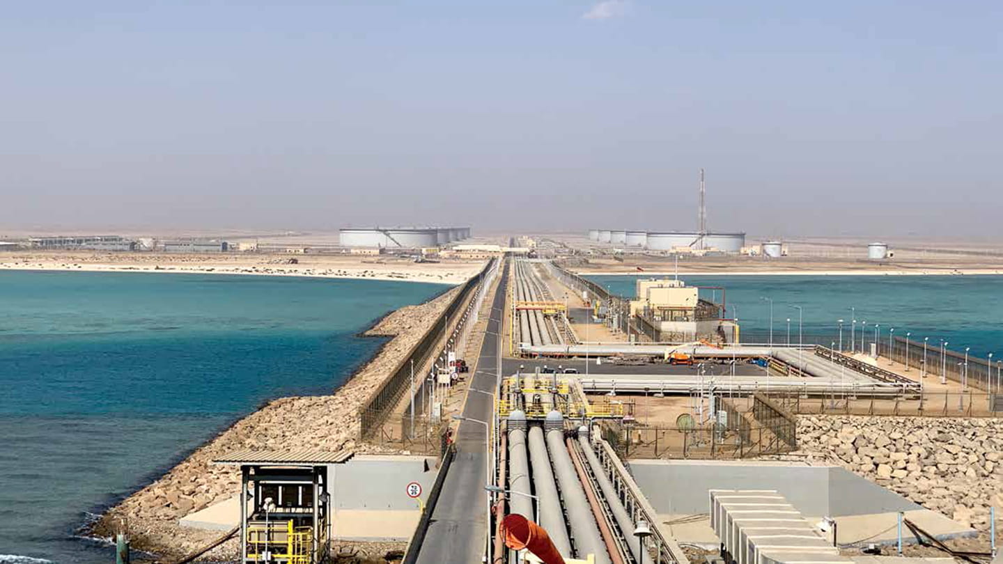 Yanbu South Terminal export capacity | Aramco