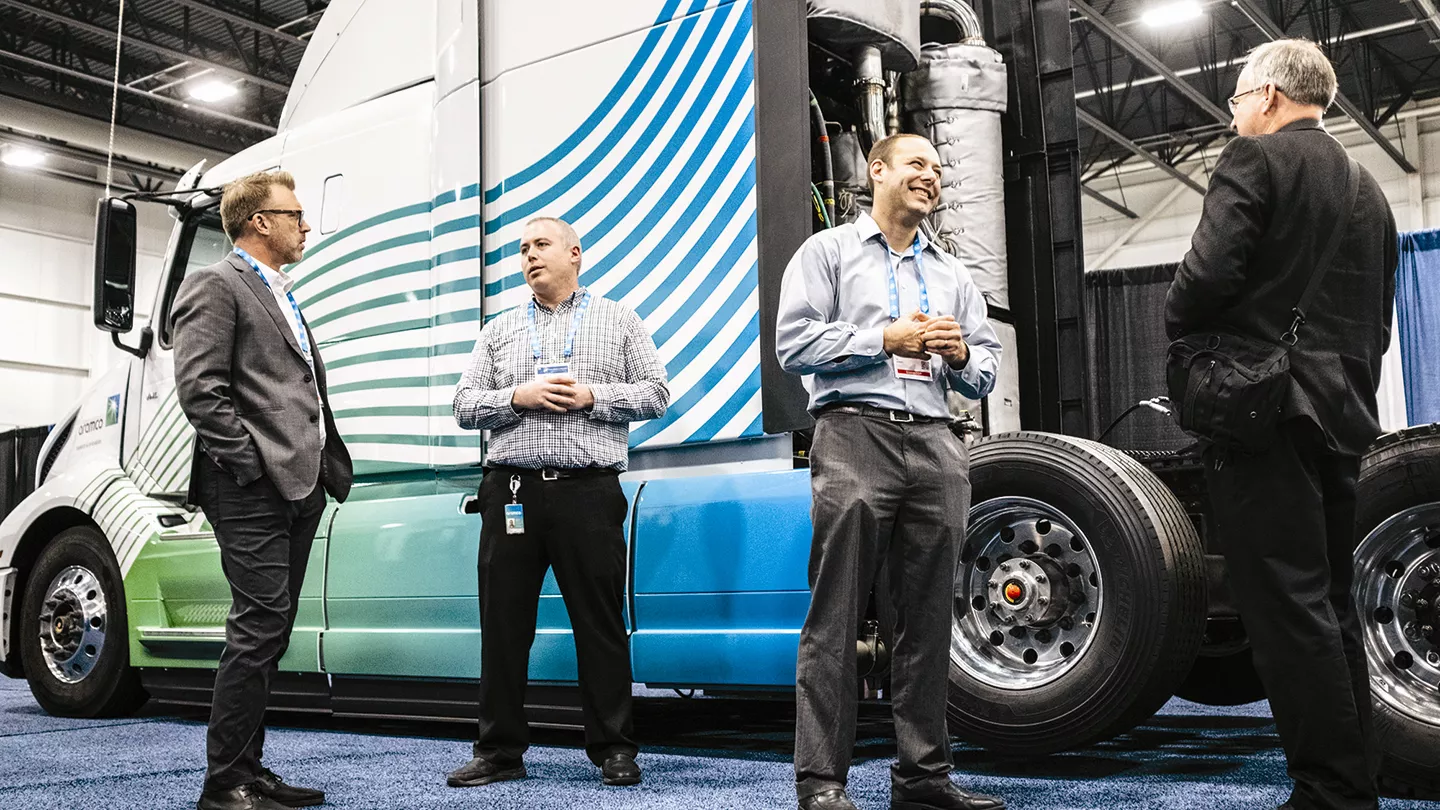 Aramco debuts low CO2 demonstration truck at SAE Innovations in ...