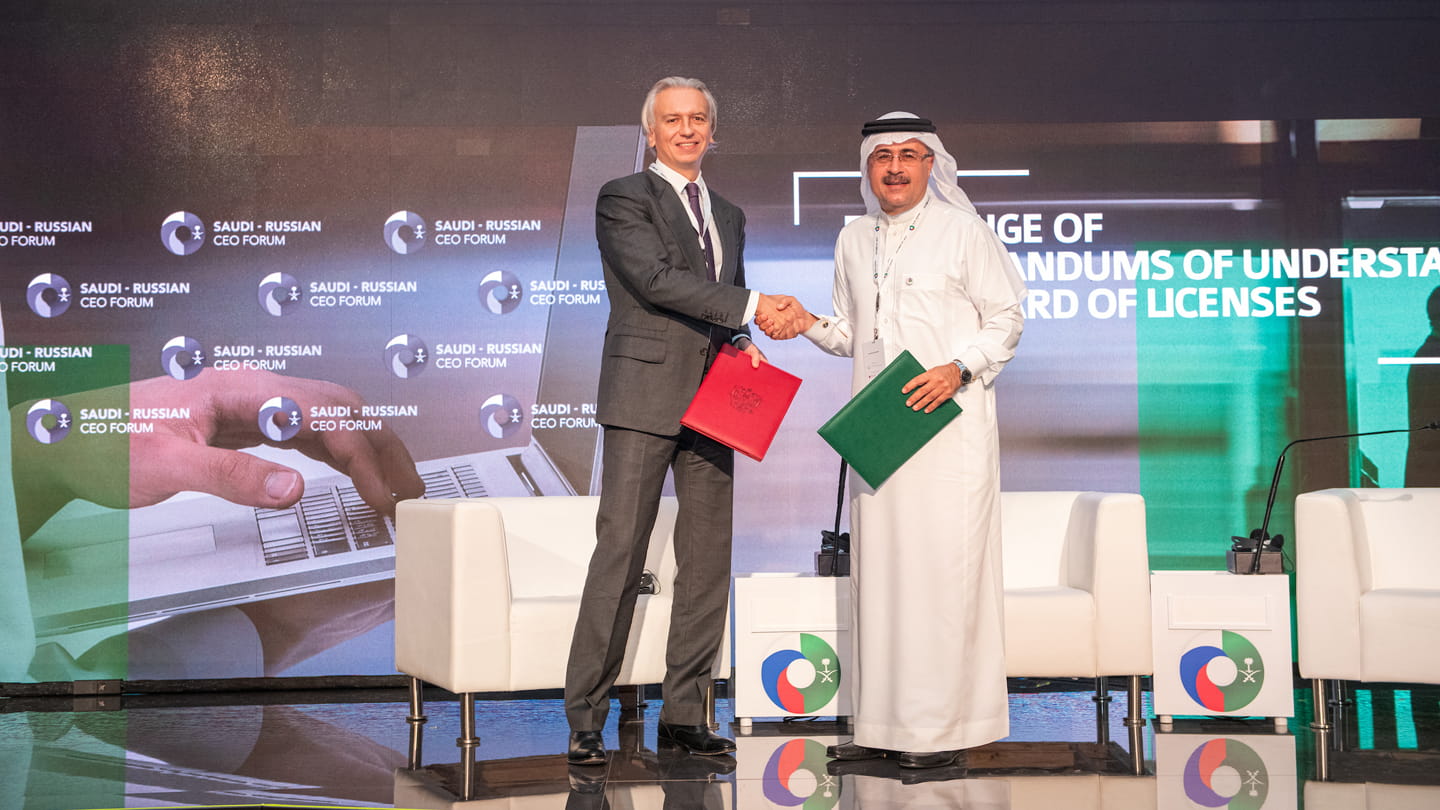 Saudi Aramco signs 1 SPA and 9 MOUs with Russian companies at the Saudi ...