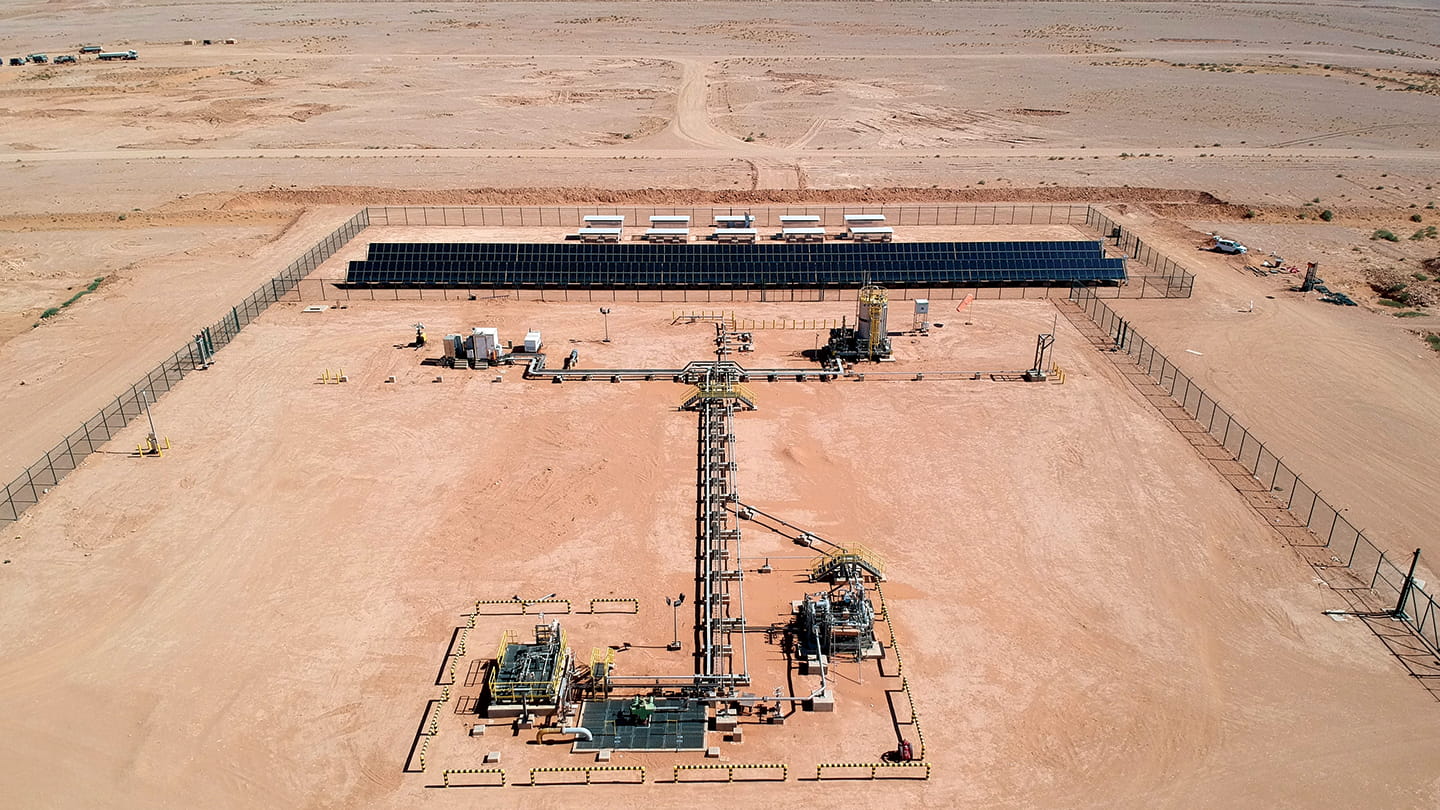 Using renewables to power unconventional gas wells in Wa’ad Al-Shamal ...