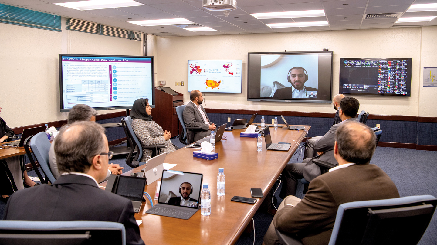 CEO pays digital visit to students around the world | Aramco