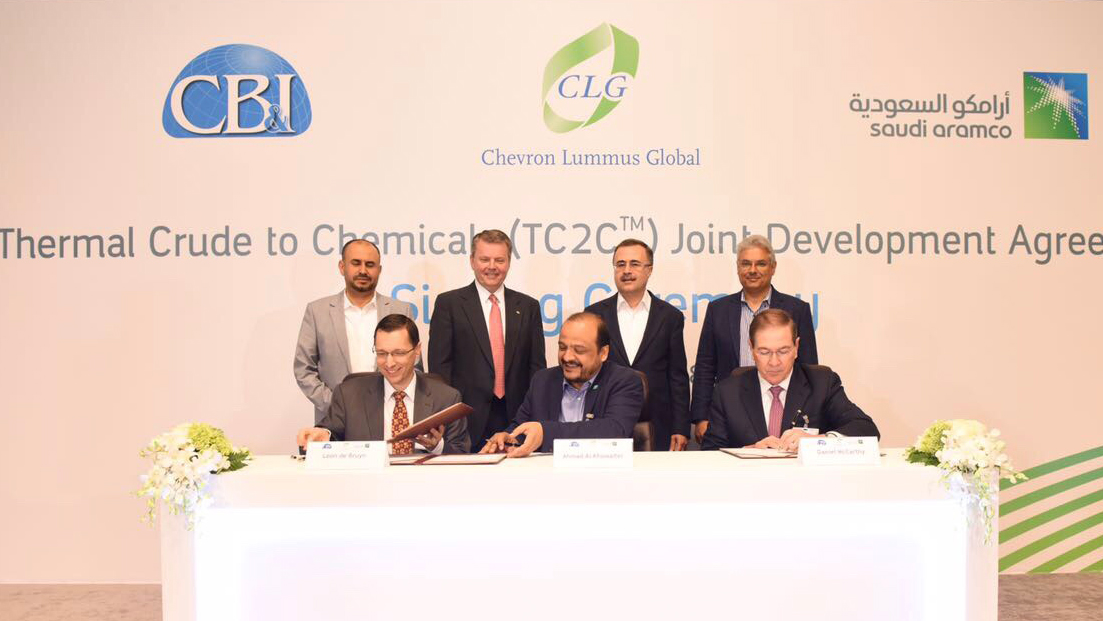 Saudi Aramco, CB&I and Chevron Lummus Global sign Joint Development ...