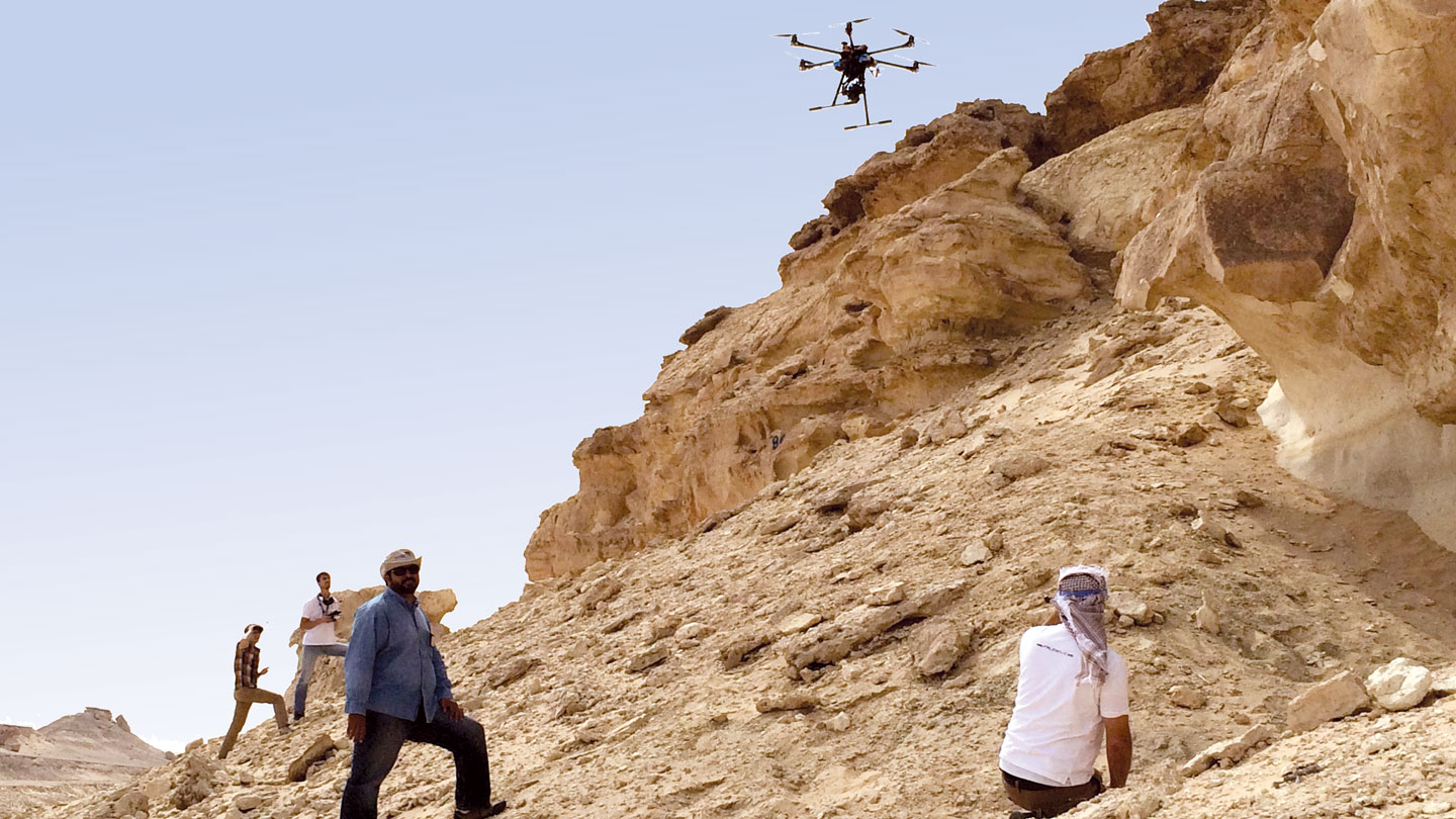 UAVs take flight for exploration | Aramco